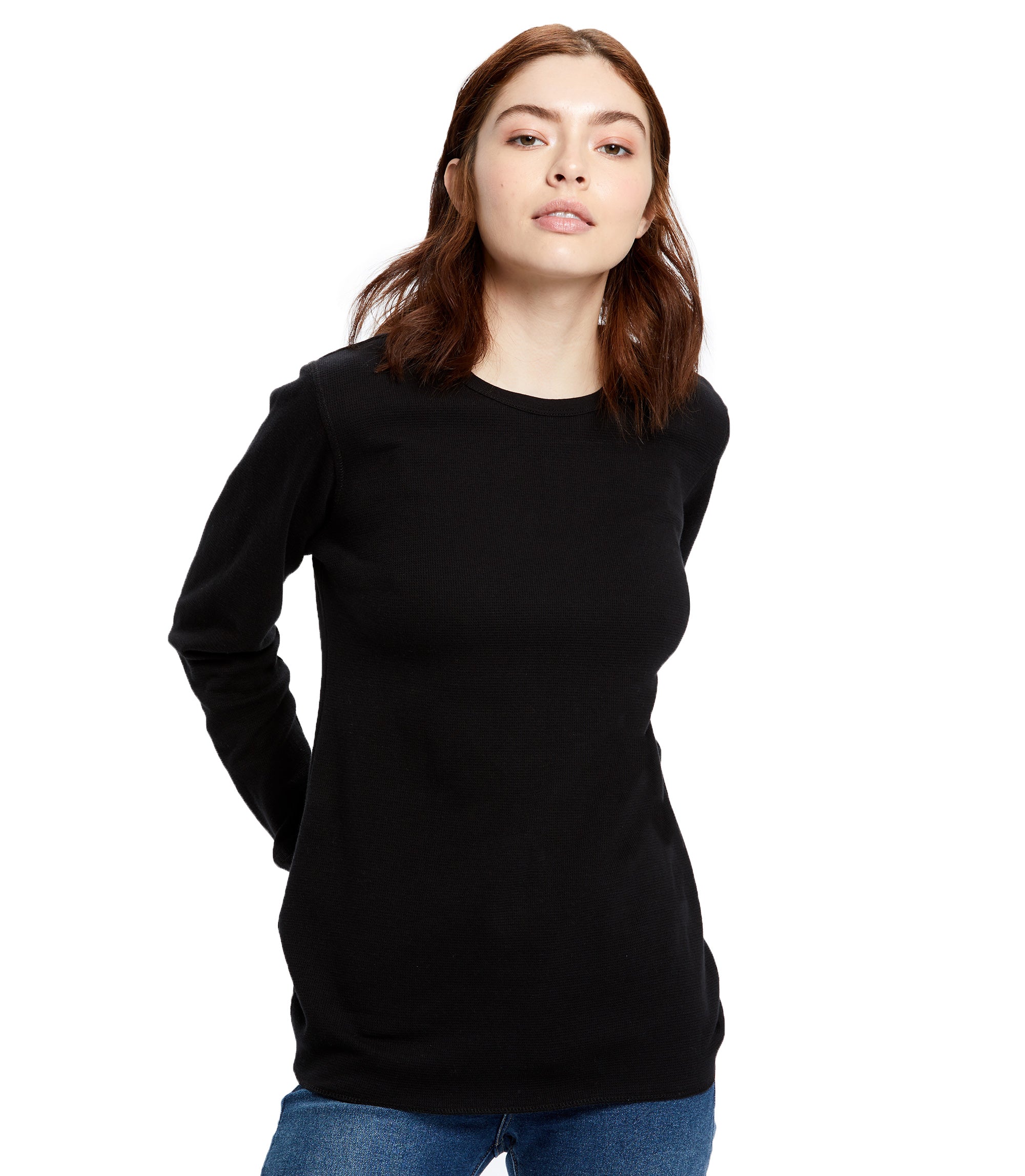 Women's Long Sleeve Thermal Crew Neck